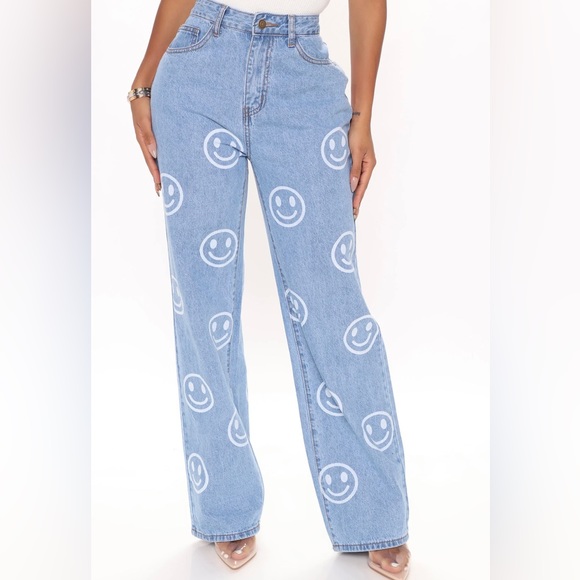Fashion Nova | Jeans | Smile Youre On Camera Boyfriend Jeans Light Blue ...